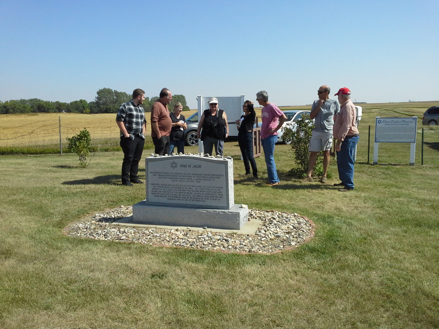 Jeff Calof group Sept 3 '18 - Sons of Jacob Cemetery